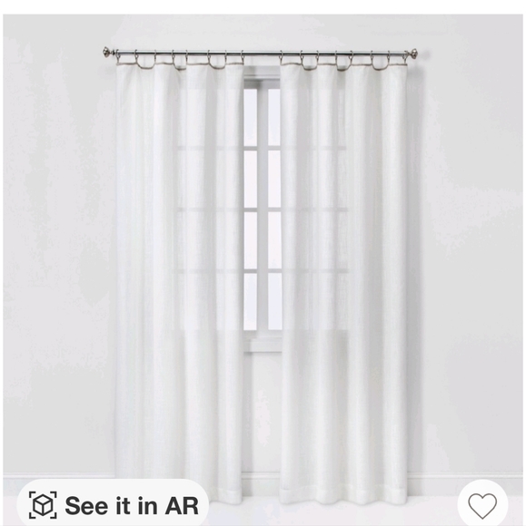 Threshold | Accents | One Threshold 54 X 84 Sheer Curtain Panel ...
